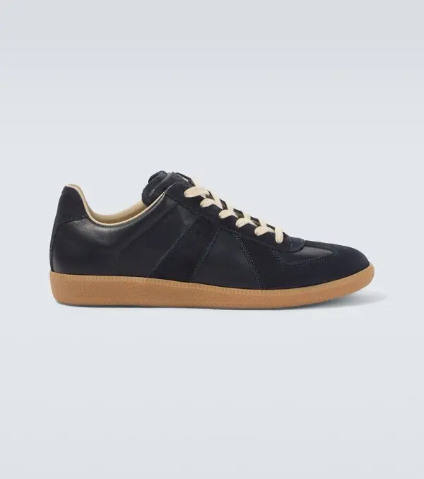 MAISON MARGIELA Replica Suede And Leather Sneakers