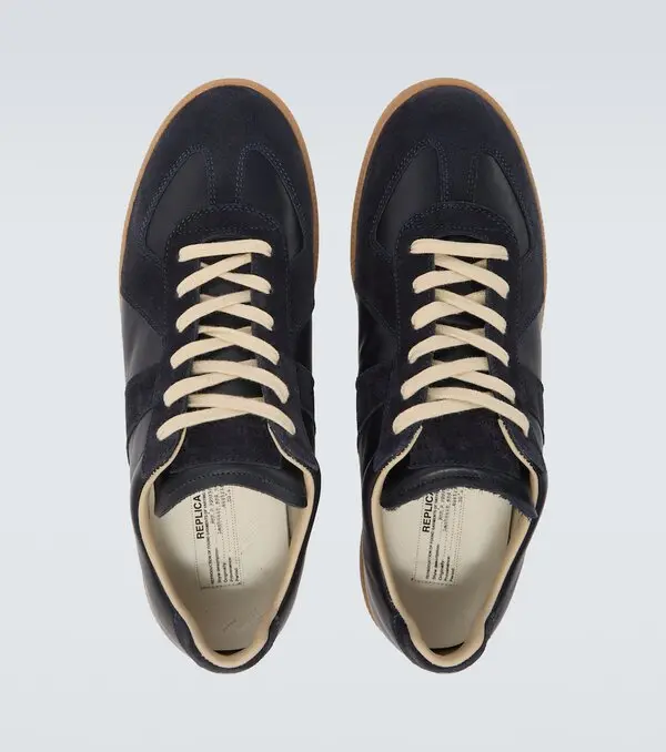 MAISON MARGIELA Replica Suede And Leather Sneakers