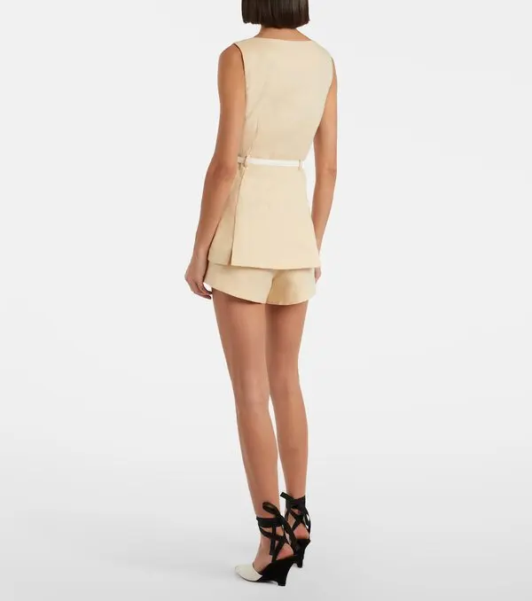 Posse Rosalie Linen Shorts - Beige