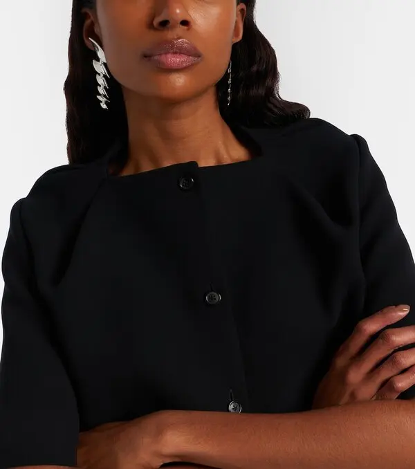 Khaite Leaf Drop Earrings