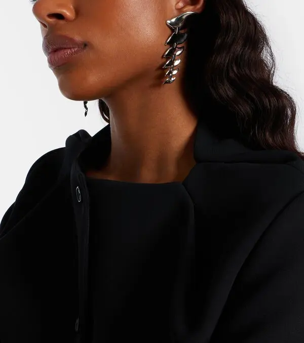 Khaite Leaf Drop Earrings