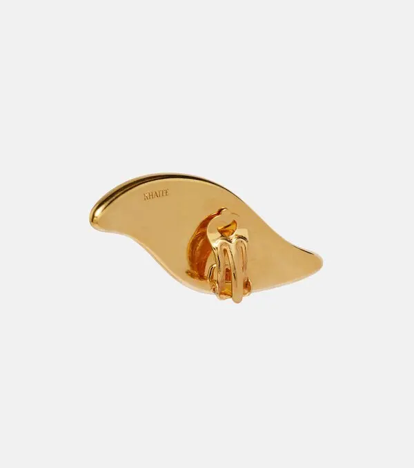Khaite Leaf Clip-on Earrings - Gold