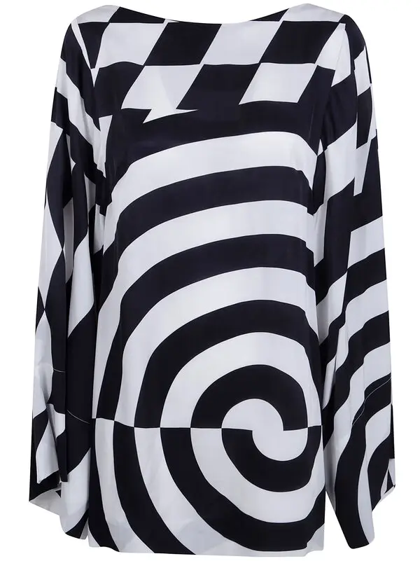 Dries Van Noten Charlie Long Sleeve Top - Black