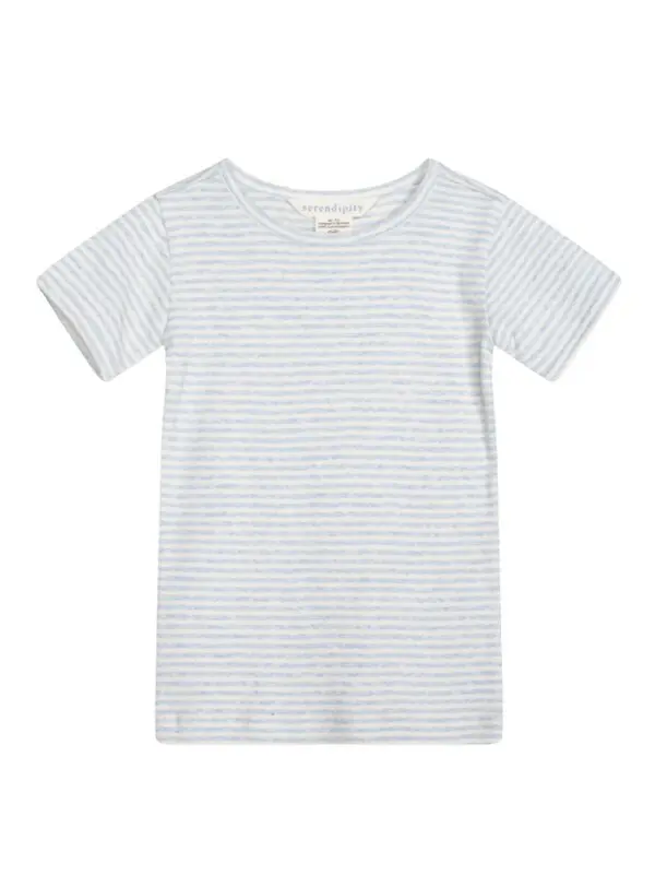 SERENDIPITY ORGANICS Striped Organic Cotton T-shirt