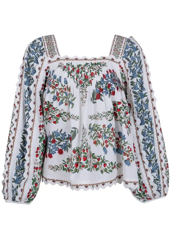 Farm Rio Long Sleeve Blouse