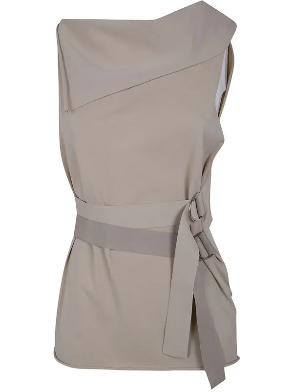 PIERANTONIOGASPARI Stretch Metal Tank Top - Beige
