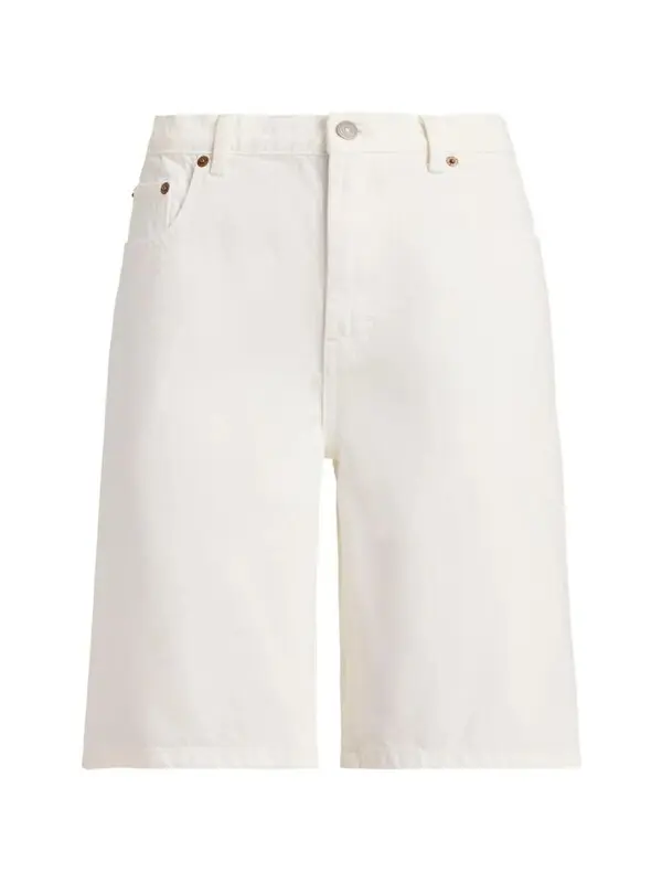 Polo Ralph Lauren Woven Bermuda Shorts - White