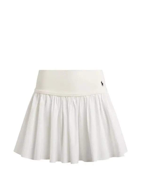 Polo Ralph Lauren A-line Woven Skirt - White