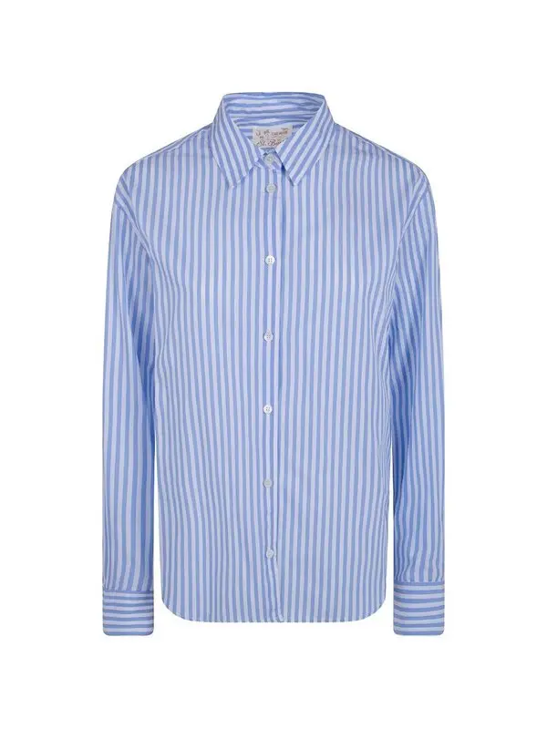 MC2 SAINT BARTH Meredith Cotton Shirt - Blue