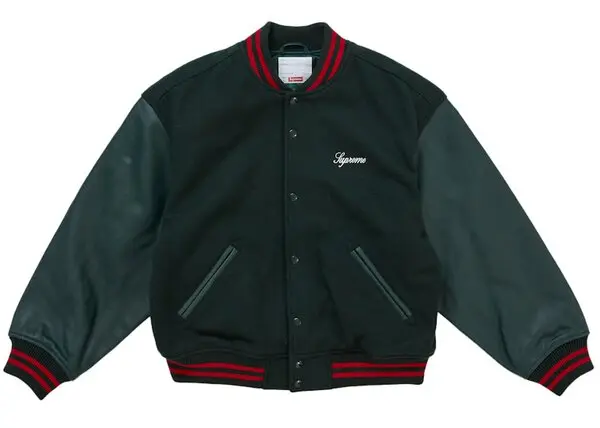 Supreme Varsity Jacket - Dark Green
