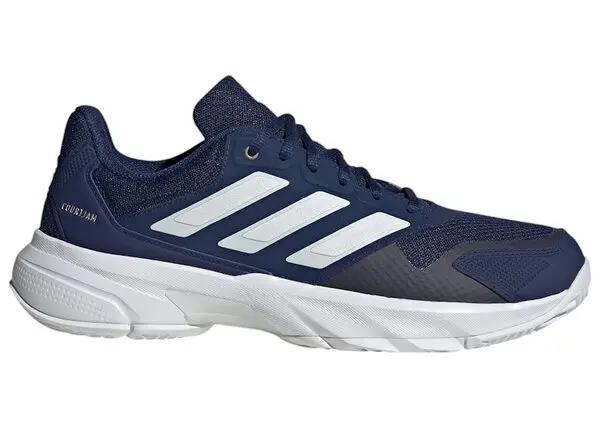 Adidas Courtjam Control 3 Sneakers - Dark Blue/zero Metalic/cloud White