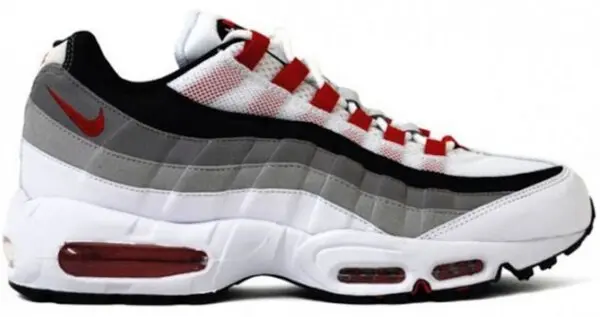 Nike Air Max 95 - White/comet Red/neutral Grey