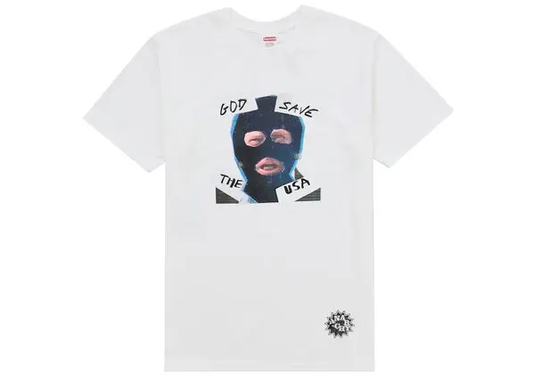 Supreme God Save Us Tee Shirt - White