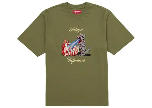 Supreme Monster Short Sleeve Top - Light Olive