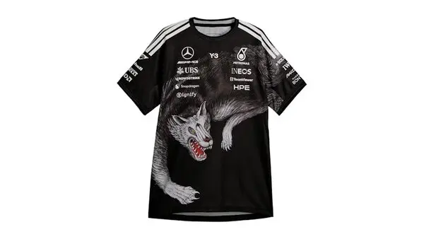 Adidas X Y3 Mercedes Amg Petronas Formula 1 Team Driver Jersey - Black