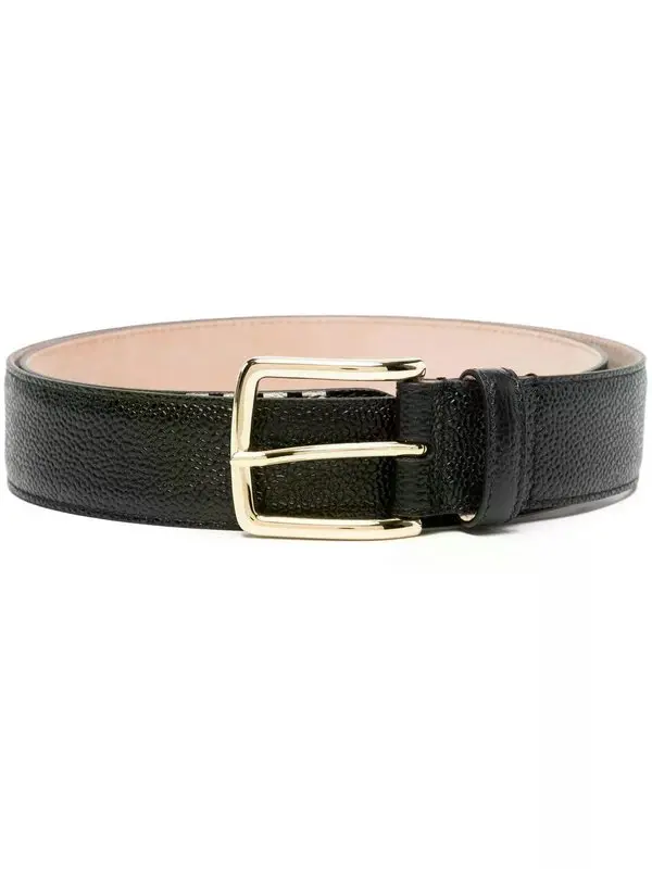 Thom Browne 4-bar Stripe Belt - Black