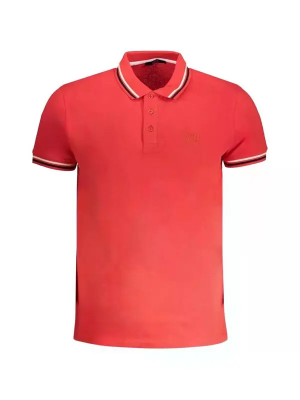 Roberto Cavalli Tipping-detail Cotton Polo Shirt