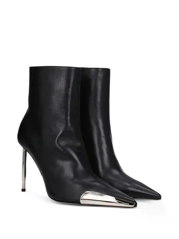 Off-White Jitney Metal-heel Ankle Boots
