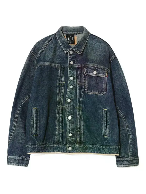 Undercover Buttoned Blouson Jacket - Blue