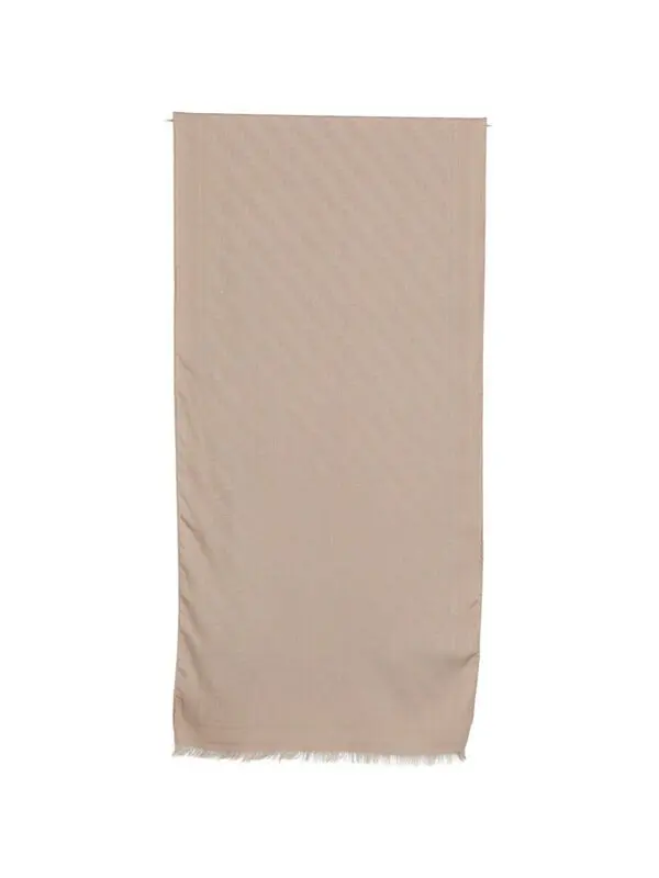 Brioni Wool And Cashmere Scarf - Beige