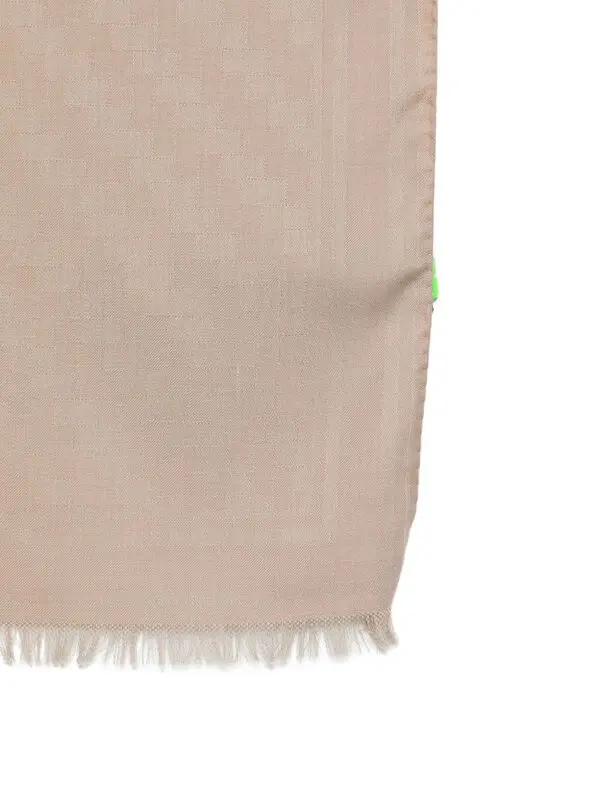 Brioni Wool And Cashmere Scarf - Beige