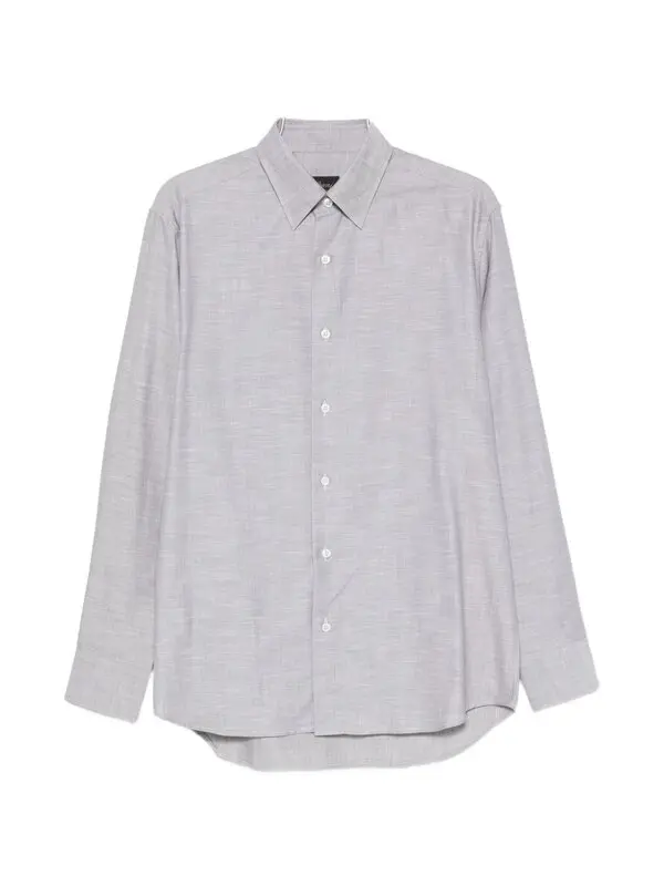 Brioni Cotton Shirt - Grey