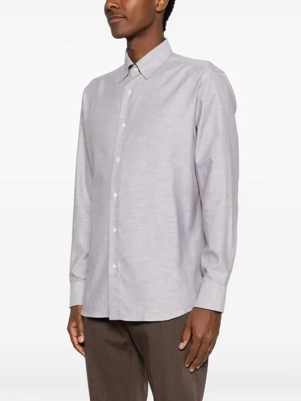 Brioni Cotton Shirt - Grey