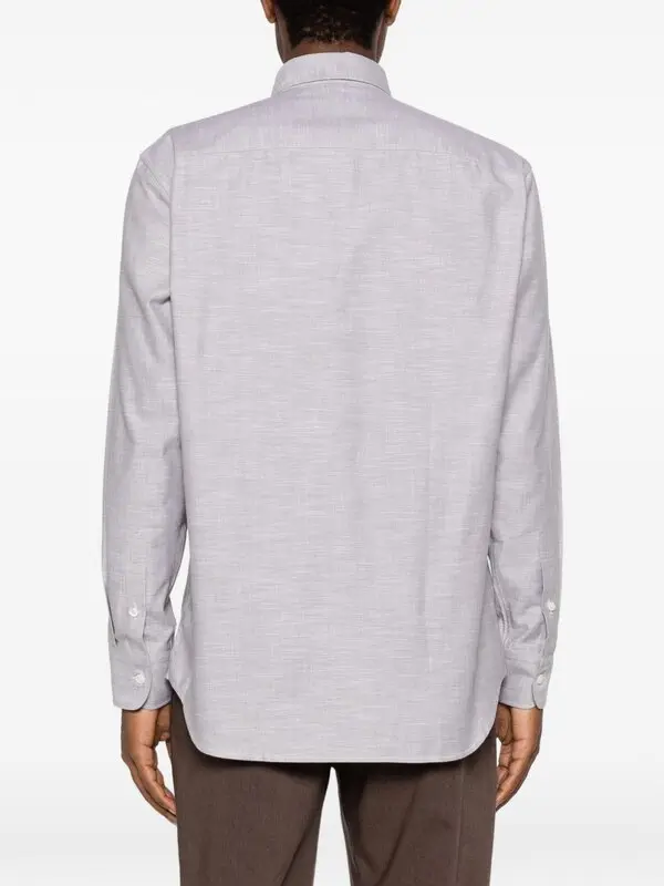 Brioni Cotton Shirt - Grey