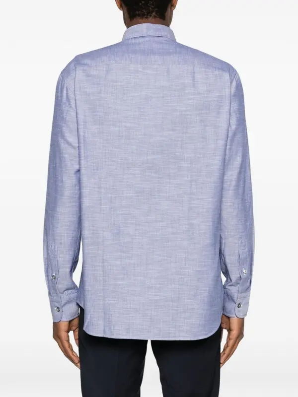 Brioni Cotton Shirt - Blue