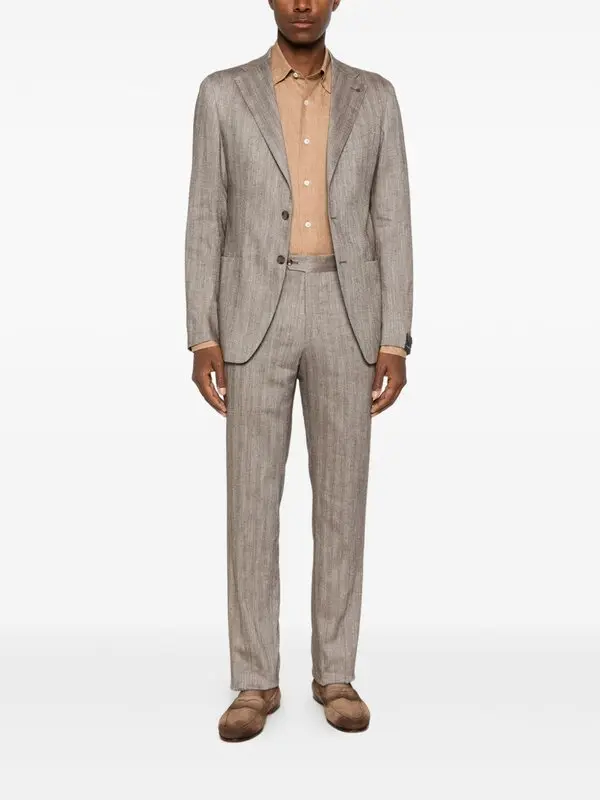 Brioni Linen Shirt - Beige