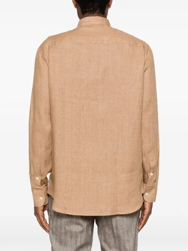Brioni Linen Shirt - Beige