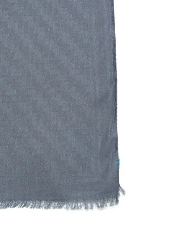Brioni Wool And Cashmere Scarf - Blue