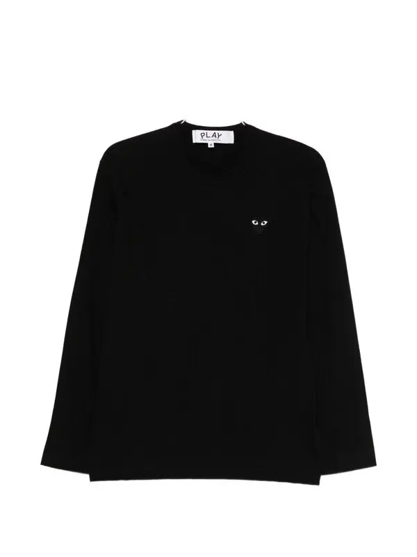 Play Comme Des Garcon Cotton T-shirt - Black