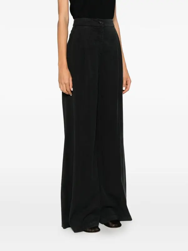 VIA MASINI 80 Linen Blend Trousers