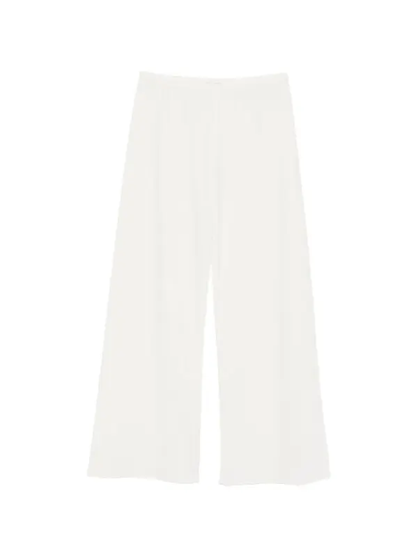 THE ROW Gala Wide-leg Trousers - White
