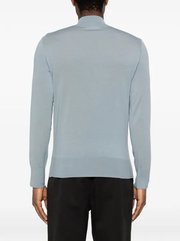 THE ROW Nari Wool Sweater - Sky Blue