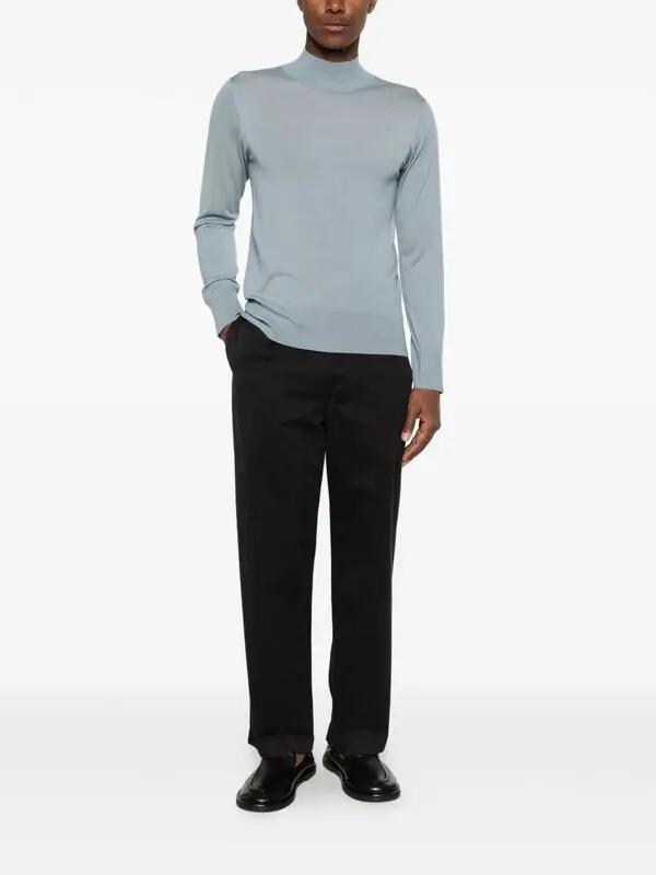 THE ROW Nari Wool Sweater - Sky Blue