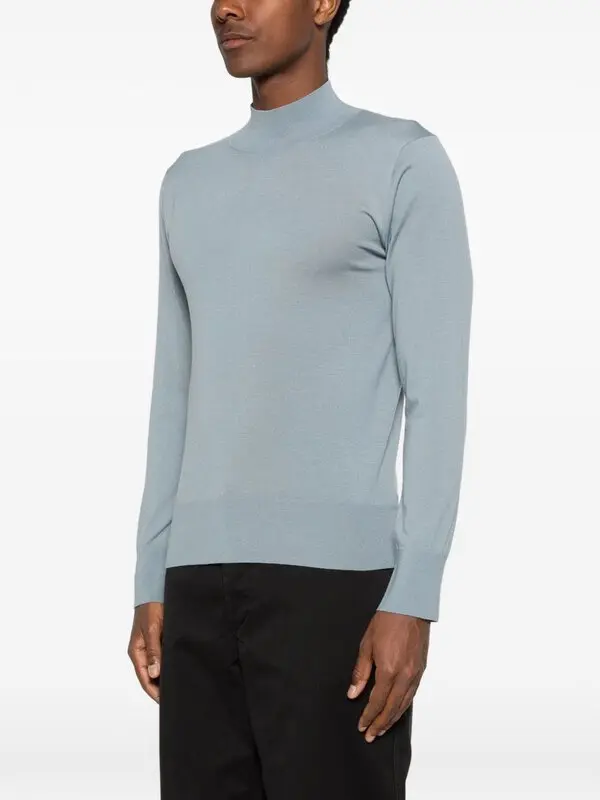 THE ROW Nari Wool Sweater - Sky Blue
