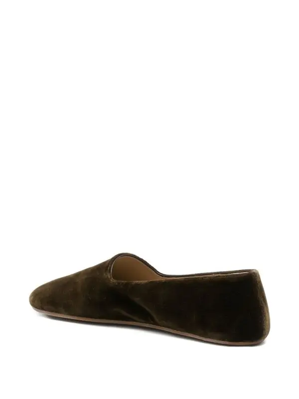 THE ROW Ponti Velvet Slippers