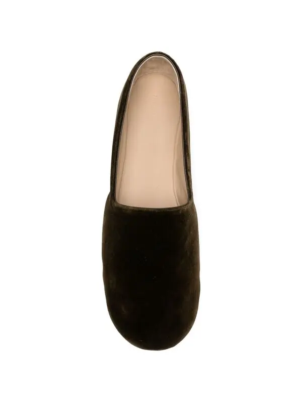 THE ROW Ponti Velvet Slippers