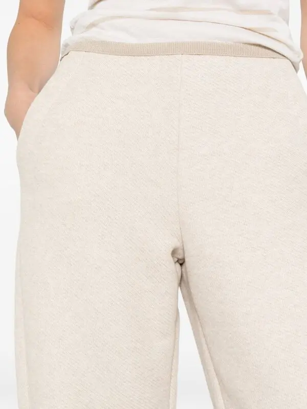 Max Mara Cotton Sweatpants - Beige