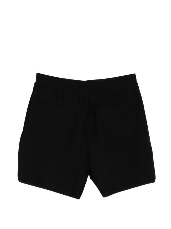 Emporio Armani Cotton Blend Shorts - Black