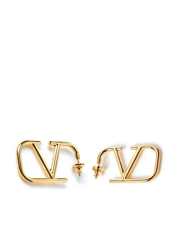 Valentino Garavani Vlogo Earrings - Gold