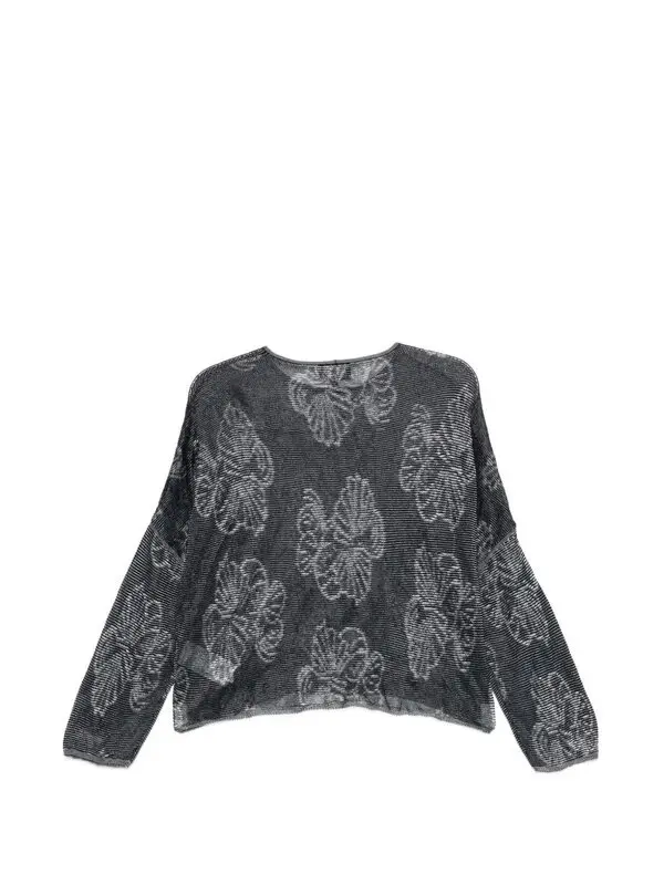 Emporio Armani Embroidered Crewneck Pullover