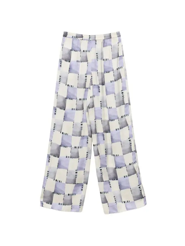 Emporio Armani Satin Trousers - Multi