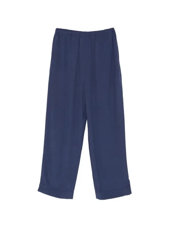 Emporio Armani Wide-leg Trousers - Blue