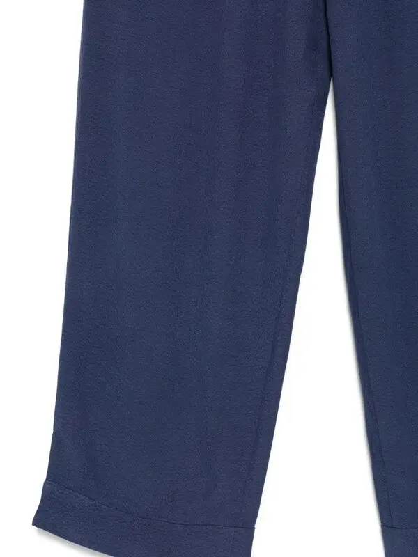 Emporio Armani Wide-leg Trousers - Blue