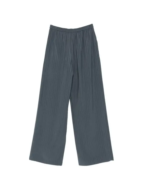 Emporio Armani Blue Pinstriped Trousers