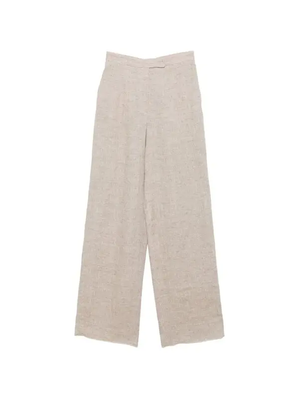 Emporio Armani Linen Trousers - Beige