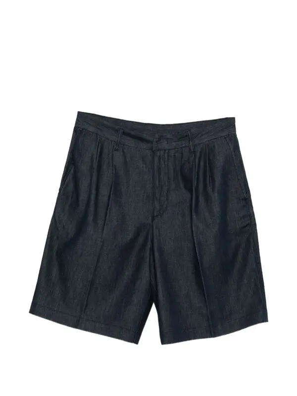 Emporio Armani Denim Bermuda Shorts - Blue